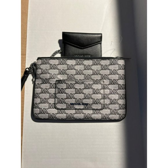 Bags | Michael Kors Jet Set Large 2 In 1 Card Case Wristlet Clutch ...